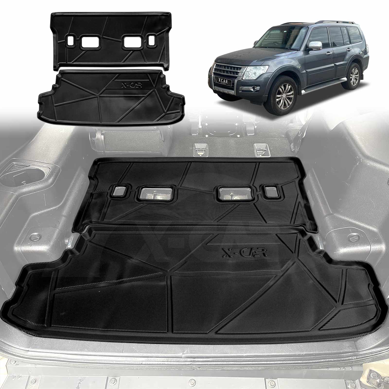 Boot Liner for Mitsubishi Pajero 2006-2022 Cargo Mat | X-CAR