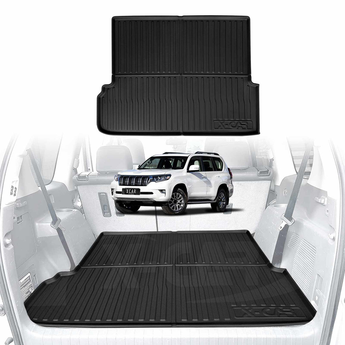 Cargo Mat Boot Liner Cover for TOYOTA PRADO 150 Series luggage tray ...
