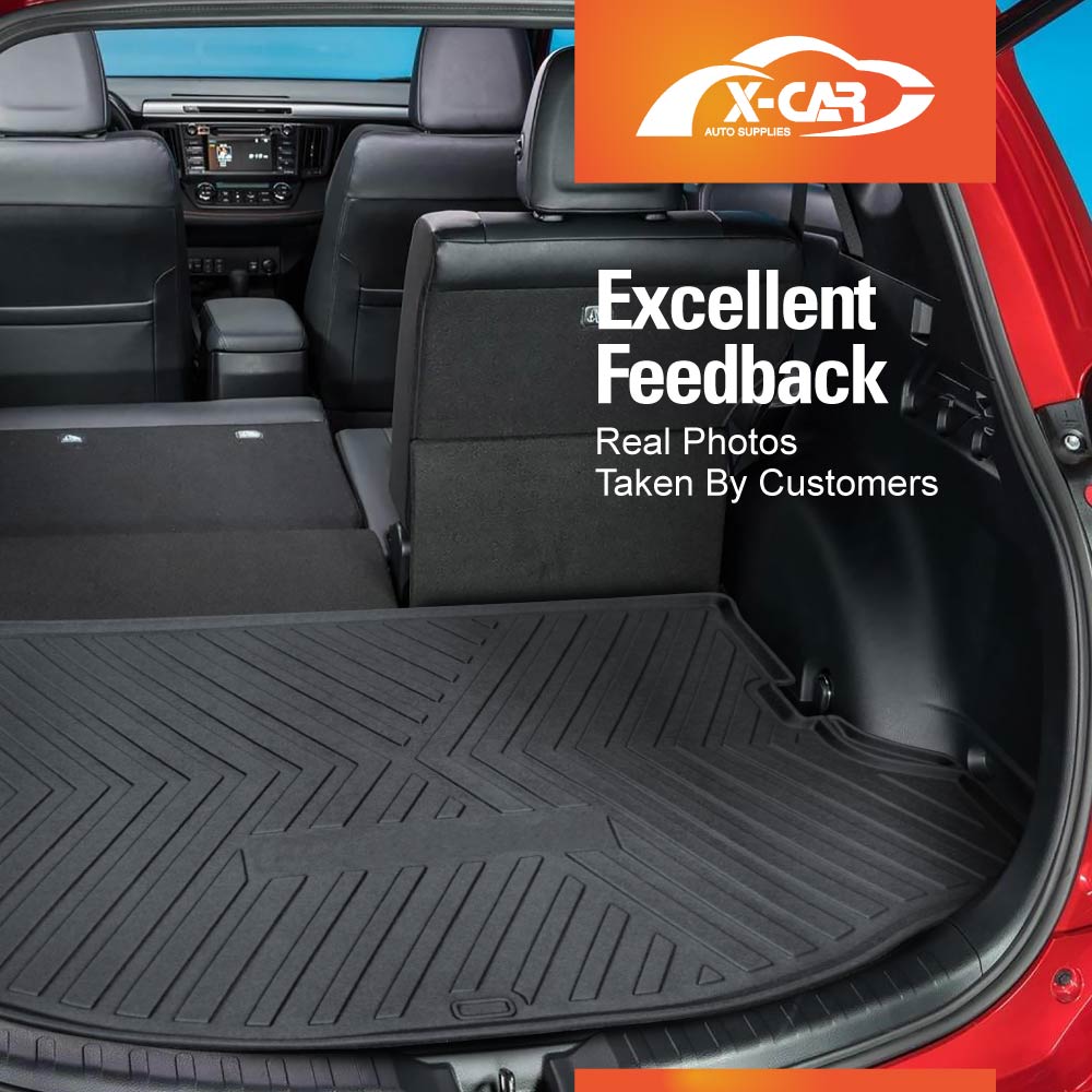 Boot Liner for Toyota Rav4 Rav 4 2013-2018 (Full size spare wheel ...
