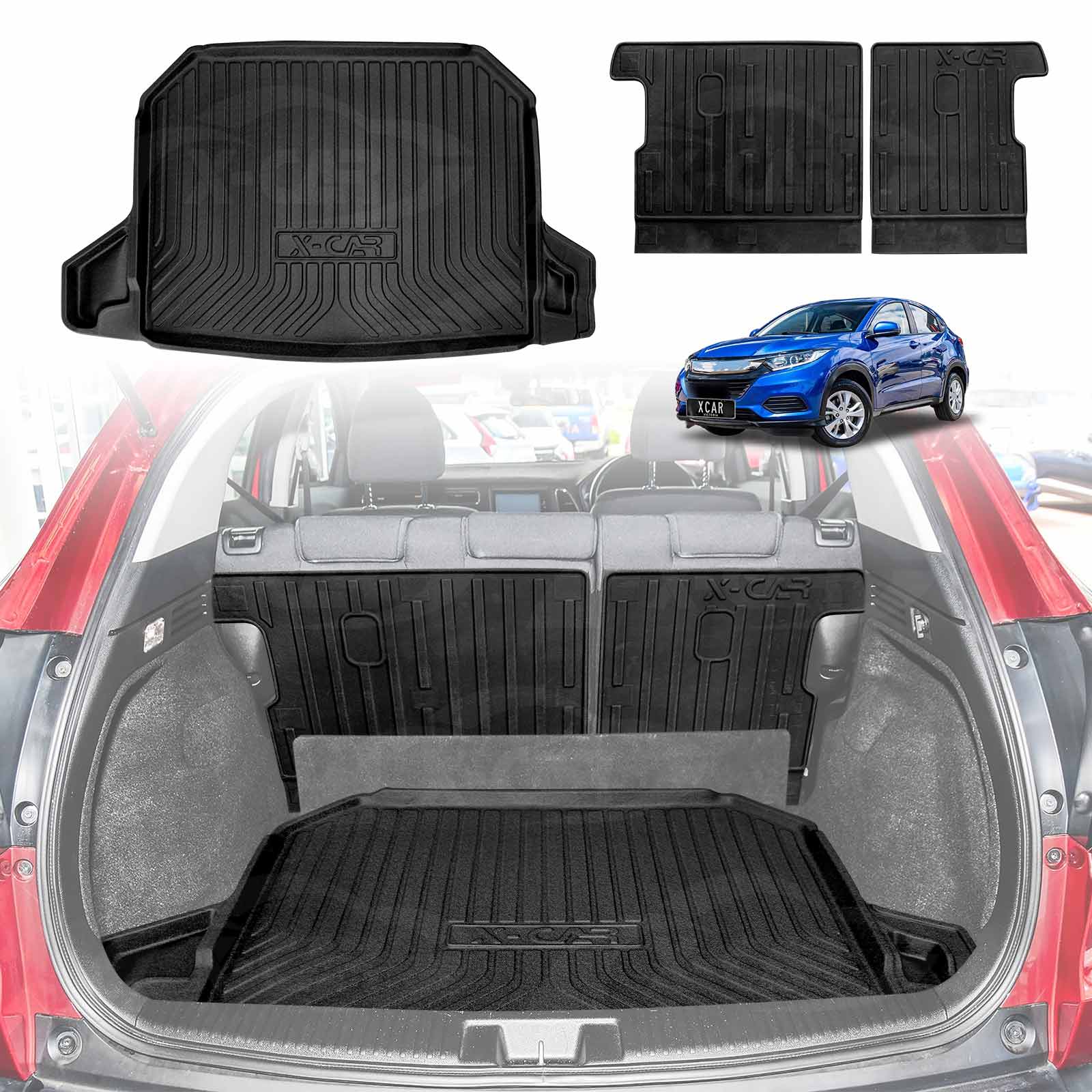 Boot Liner/ Back Seat Protector for Honda HR-V HRV 2014-2021 All weath ...