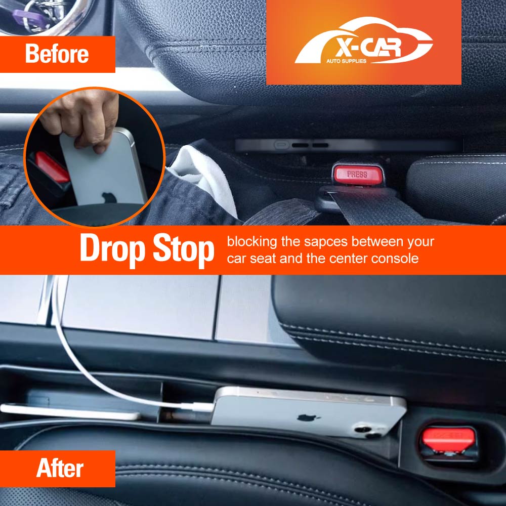 Car Seat Gap TPE Filler Box Organizer for Tesla Model 3 2017-2023 and ...