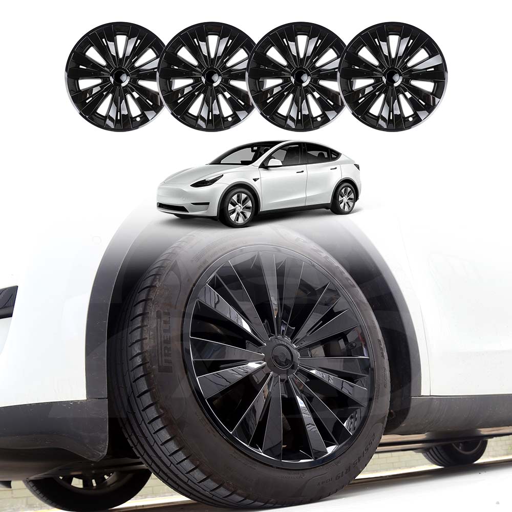 Tesla Model Y 19 Inch Hub Caps Wheel Protector Cover Hubcap Accessories ...