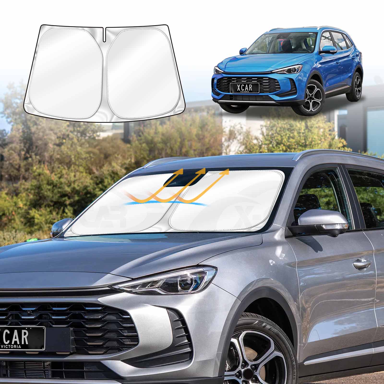 MG ZS ZST ZS EV 2024+ Windscreen Sun Shade | X-CAR