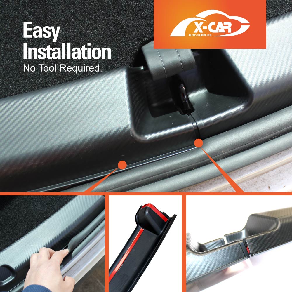 Tesla Model Y 2022-2025 Rear Bumper Guard Protector Boot Trunk Cover ...