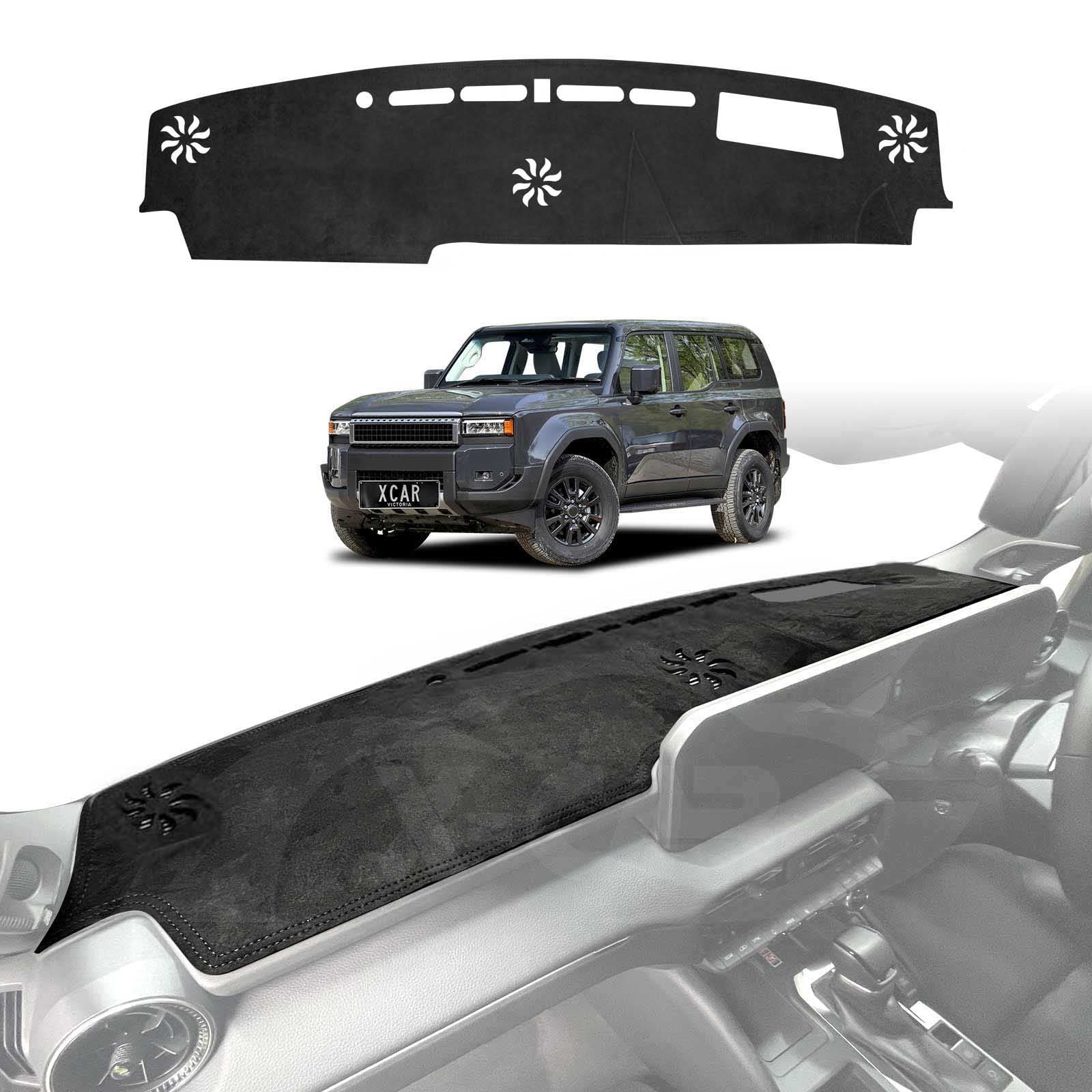 Dash Mat for Toyota Prado 250 Series 2024-2025 Non-Slip Microfiber Pad ...