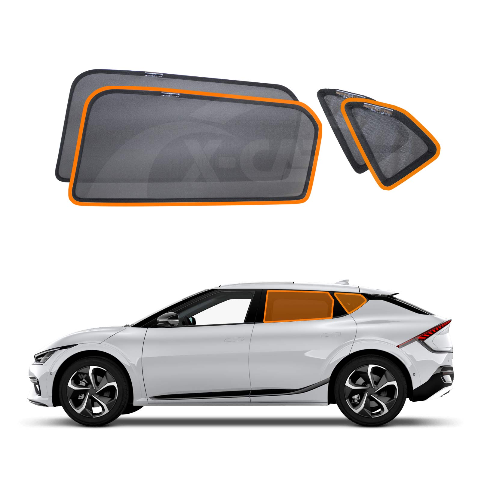 Window Sun Shade for Kia EV6 2021-Onwards | X-CAR