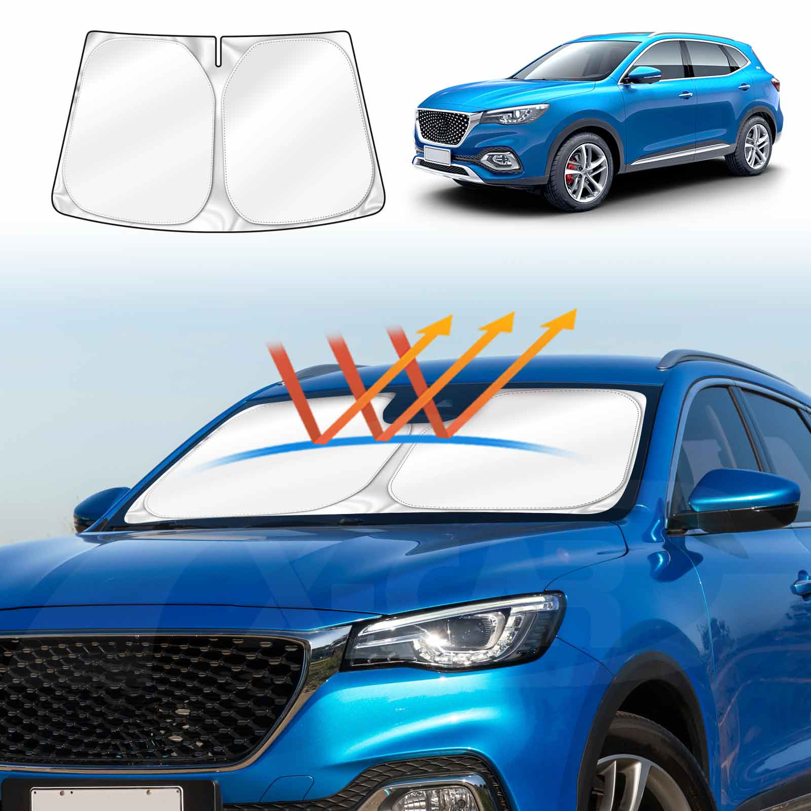 WindScreen Sun Shade for MG HS 2019-2024 | X-CAR