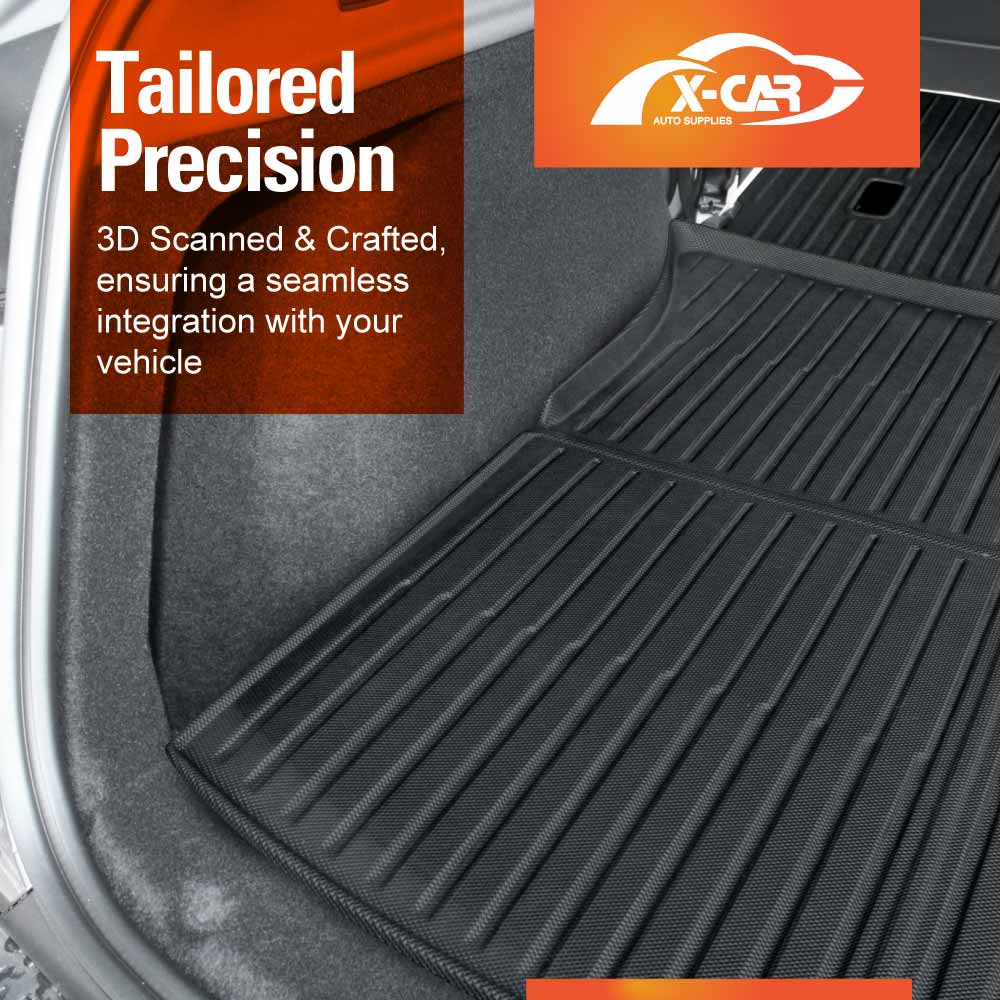 Tesla Model Y Juniper Interior Liners Set 3D All-Weather Cargo Mats ...