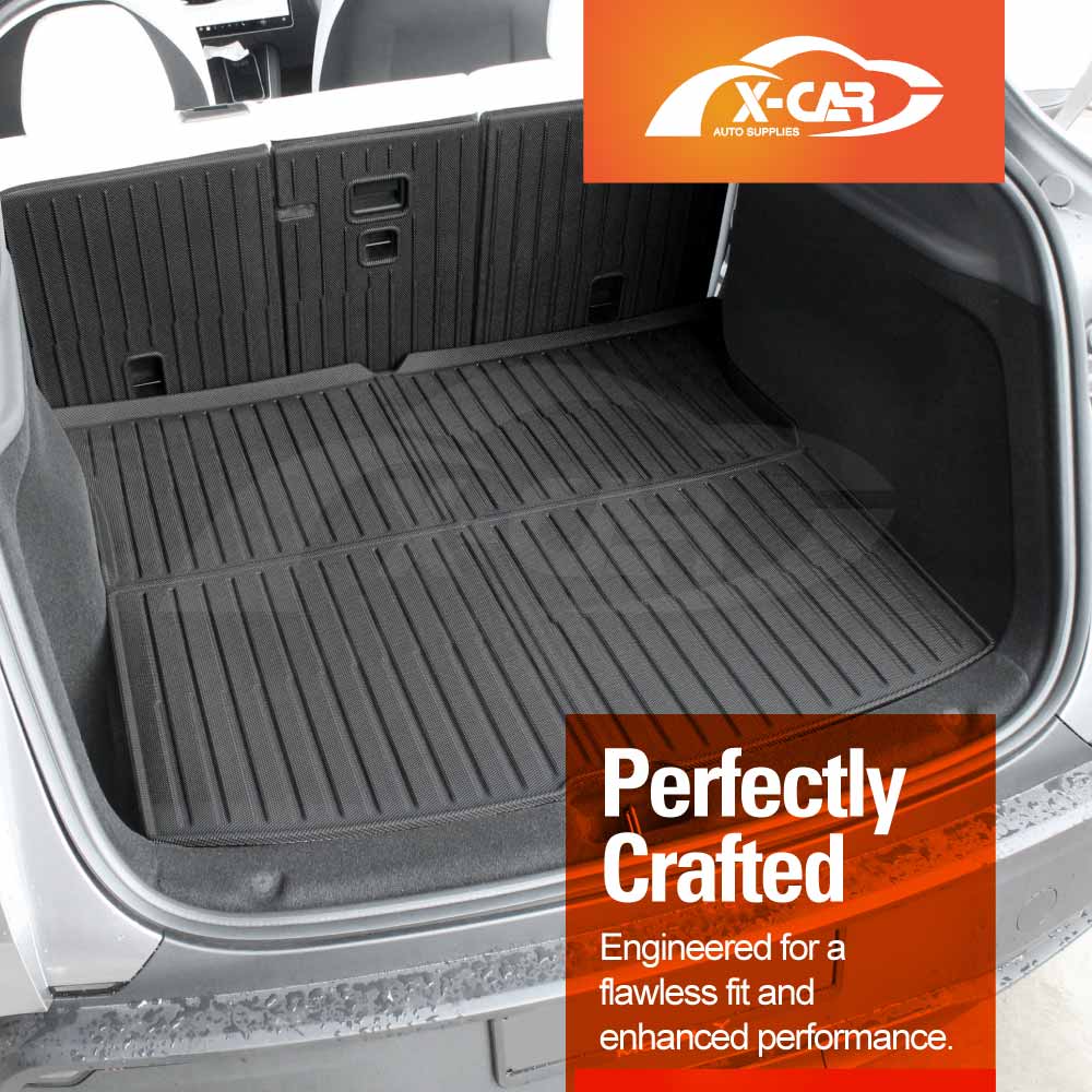 Tesla Model Y Juniper Interior Liners Set 3D All-Weather Cargo Mats ...