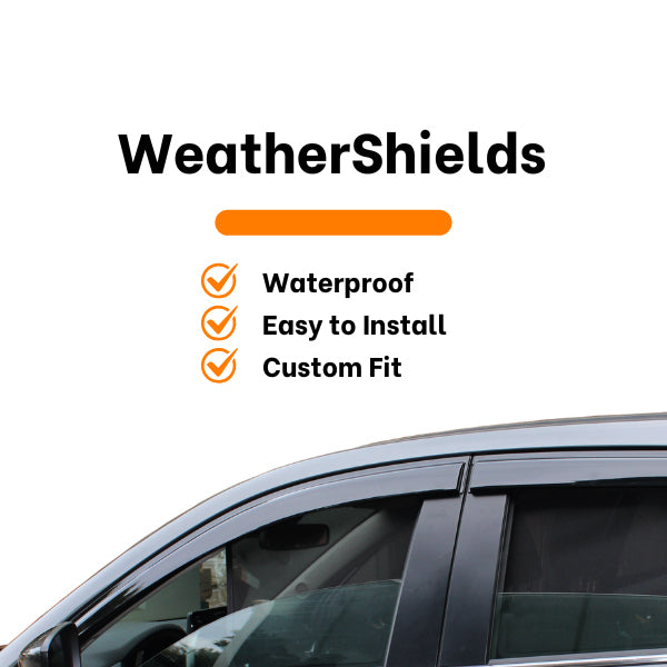 Car Window Weather Shields | Weathershields for Cars | X-CAR