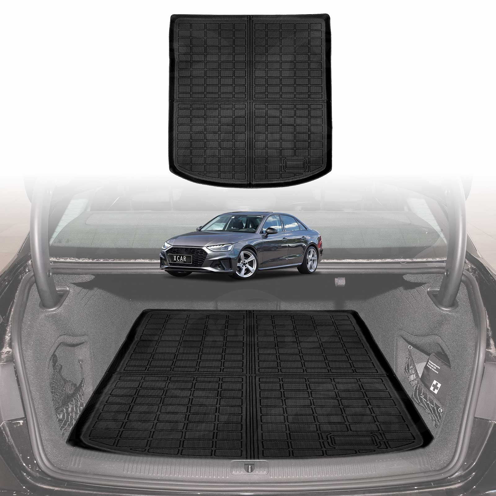 Boot Liner for Audi A4 B9 Series Sedan 2016-Onwards All Weather Cargo ...