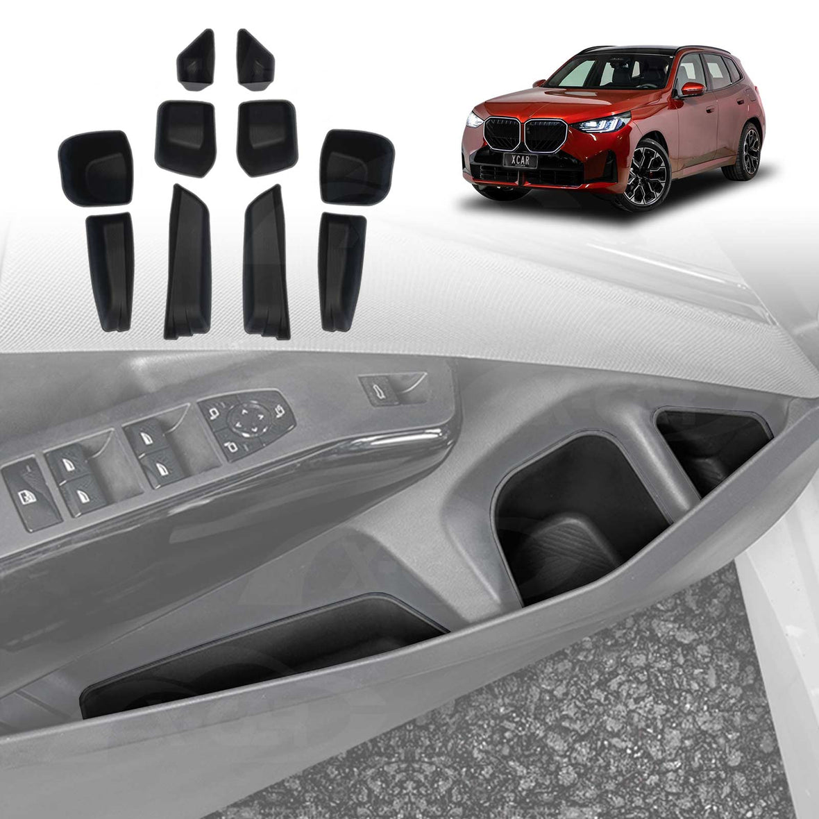 Car Door Side Storage Box Tray for BMW X3 G45 Series 2024-Onwards ...