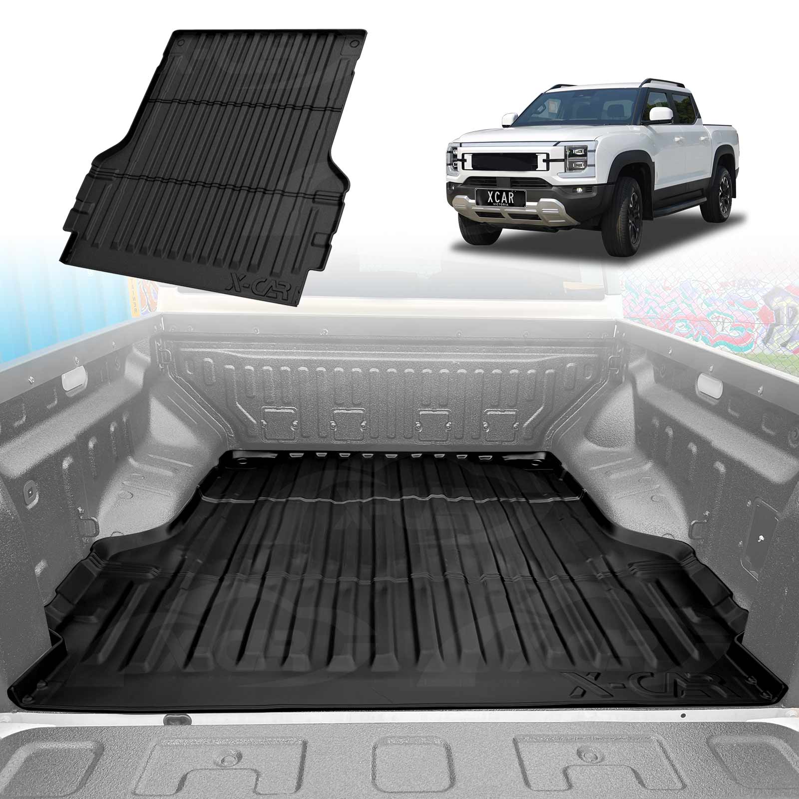 Tub Liner for BYD Shark 6 2024-Onwards Heavy Duty All Weather Cargo Tr ...
