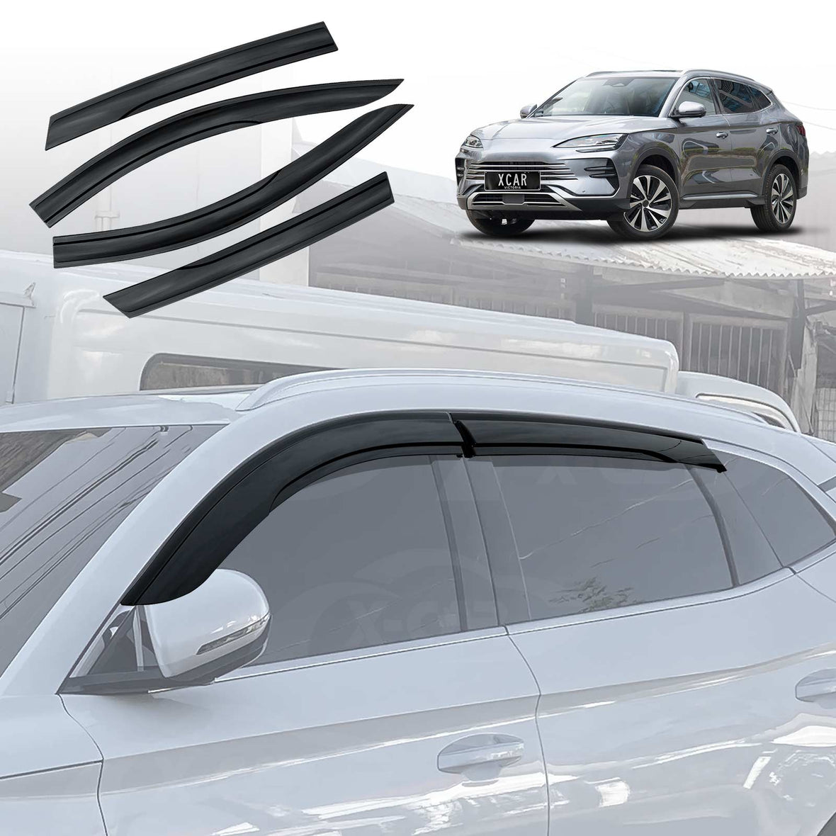 Weathershields for BYD SEALION 6 SEALION6 2024-Onwards Car Weather ...