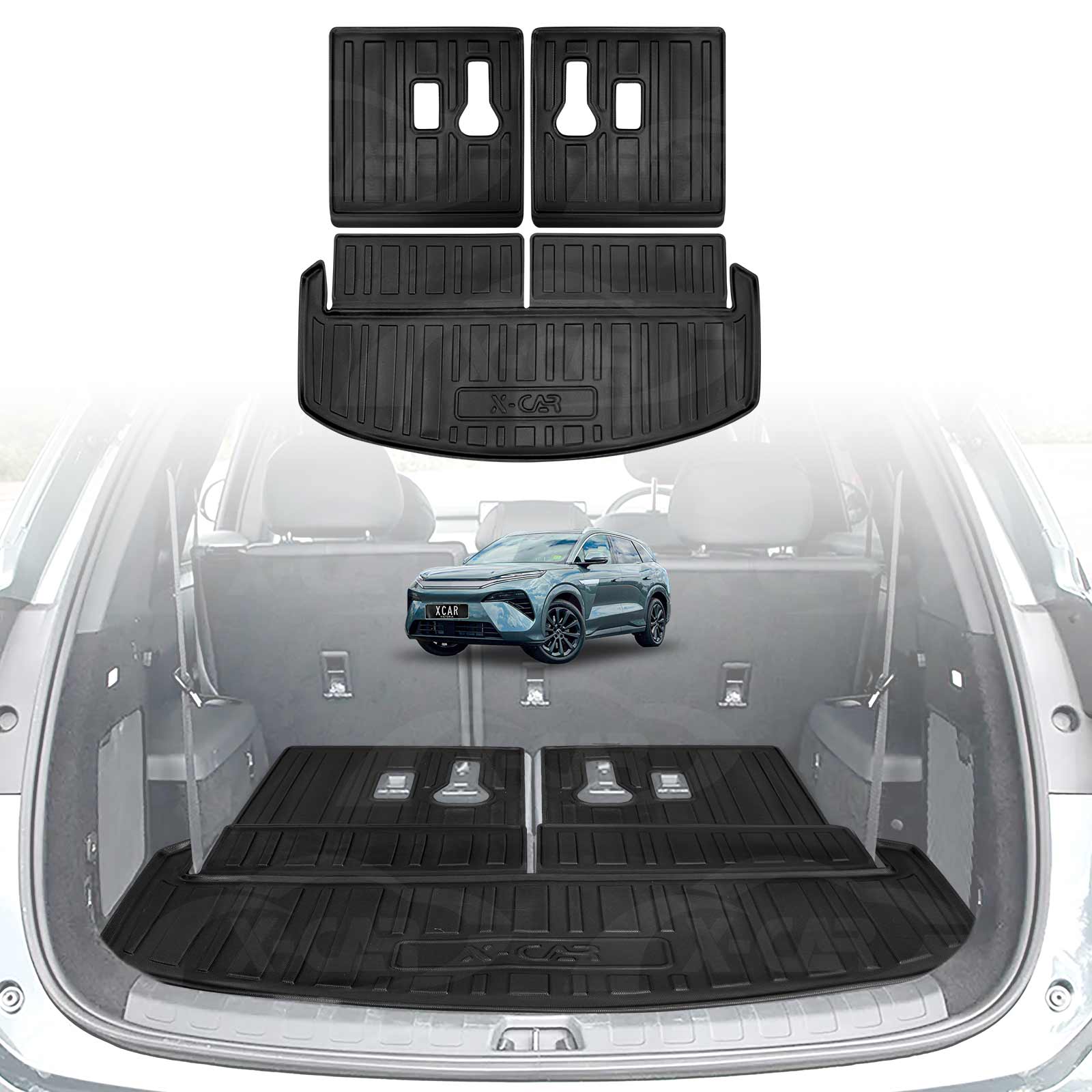 Boot Liners for BYD SEALION 8 SEALION8 2026-Onwards Custom-Fit | X-CAR