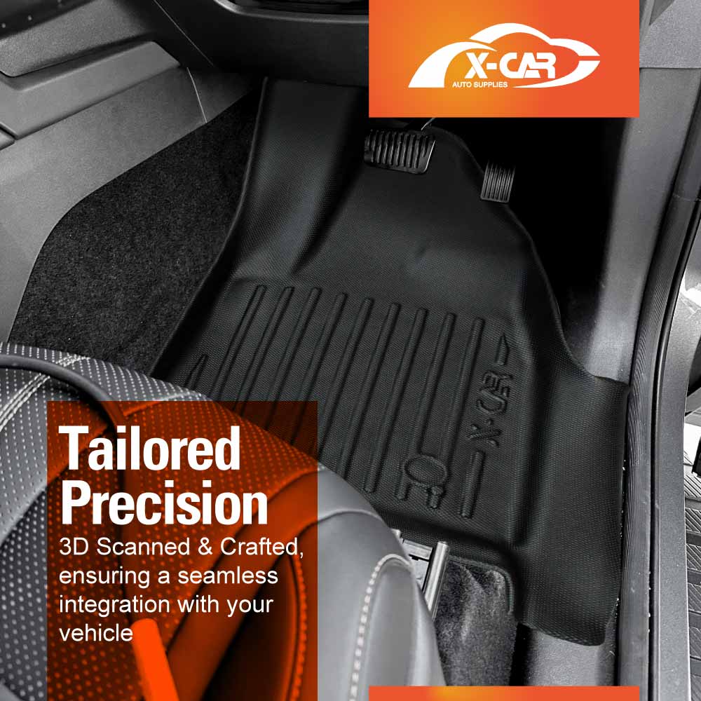 3D Car Mats for BYD Shark 6 2024-2025 All-Weather Floor Liners | X-CAR