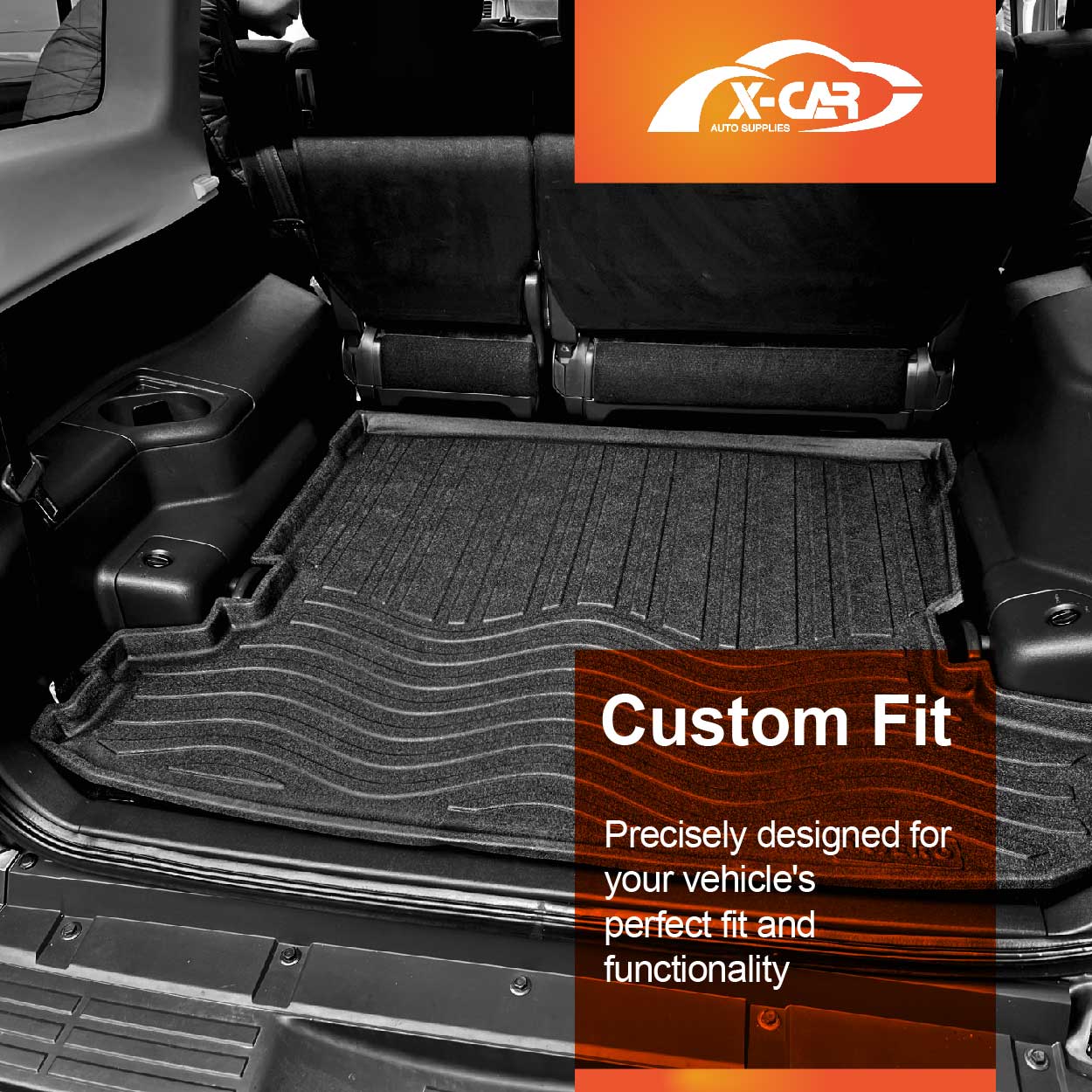 Boot Liner for Mitsubishi Pajero 2006-2022 Cargo Mat | X-CAR