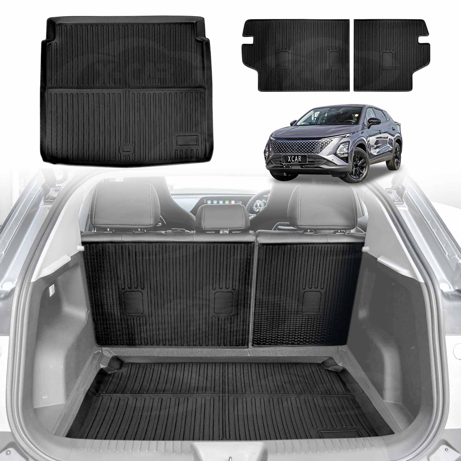 Boot Liner / Back Seat Protector for Chery C5 2025-Onwards Heavy Duty ...