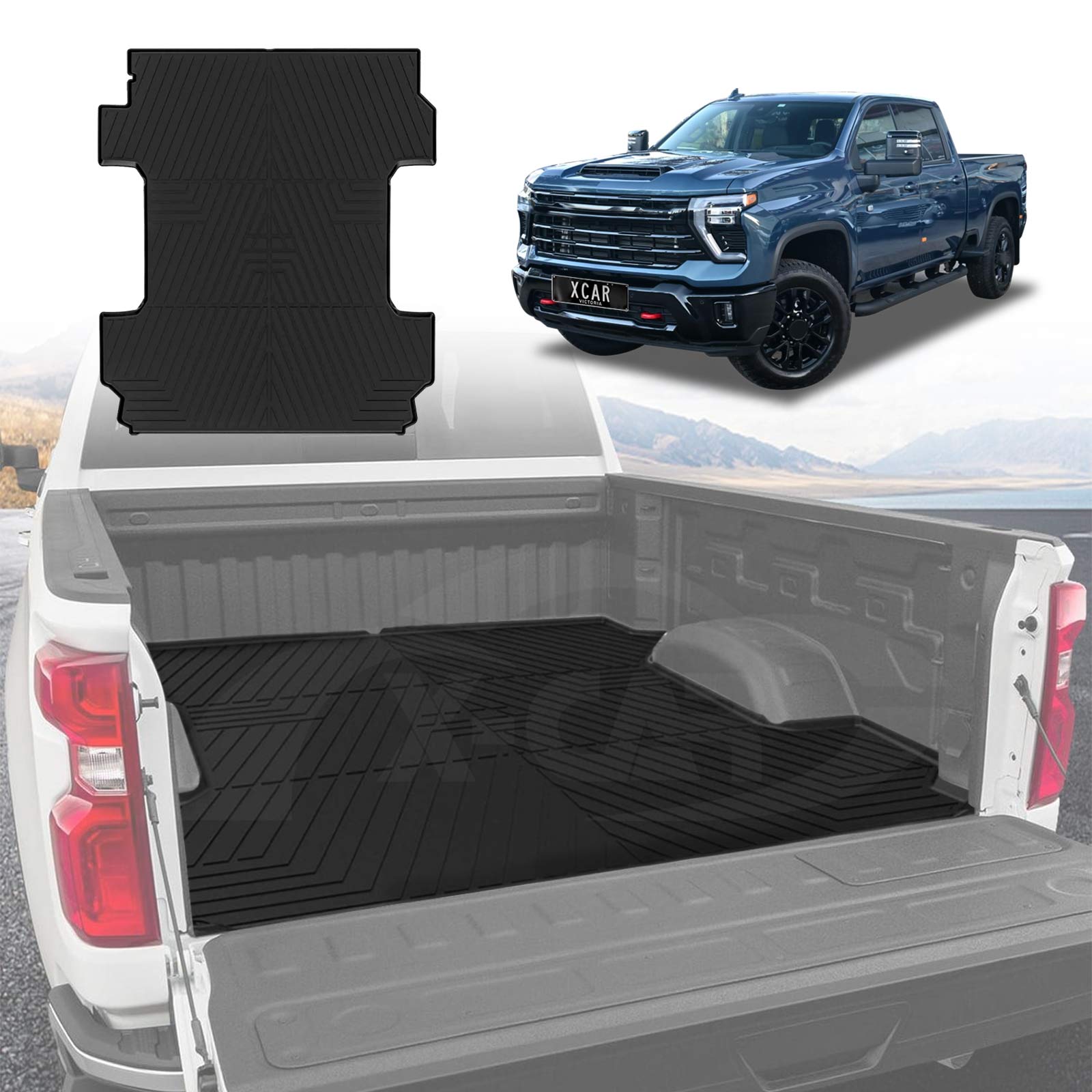 Tub Liner for Chevrolet Silverado HD LTZ 2020-Onwards Heavy Duty All W ...