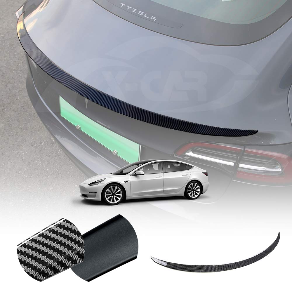 Tesla Model 3 Performance Spoiler Rear Trunk Accessories | X-CAR