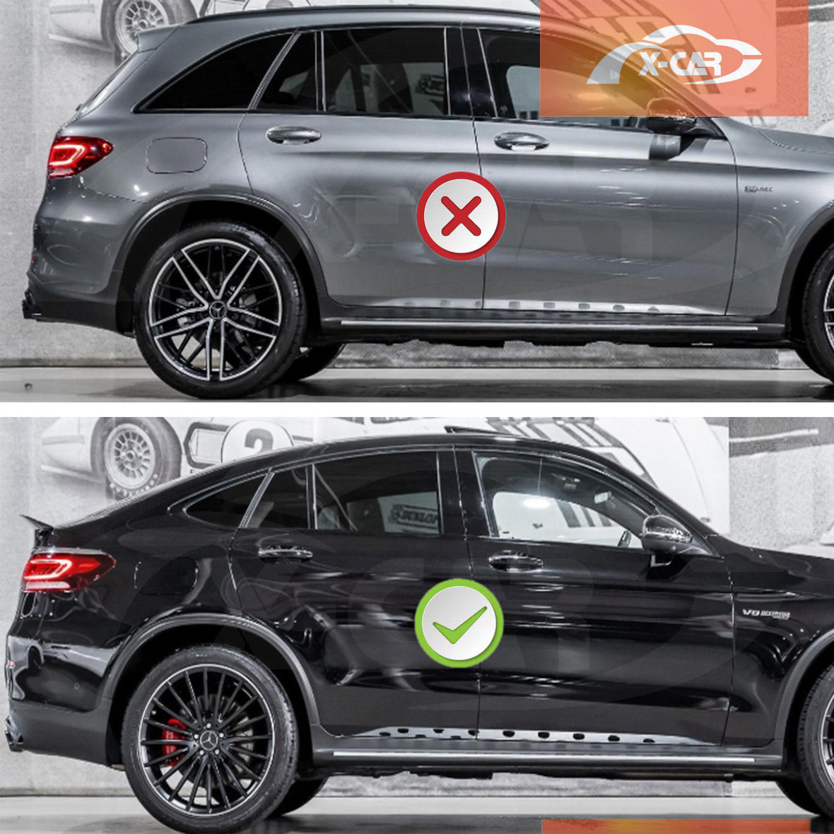 Boot Liner/Back Seat Protector for Mercedes-Benz GLC Coupe 2016-2023 ...