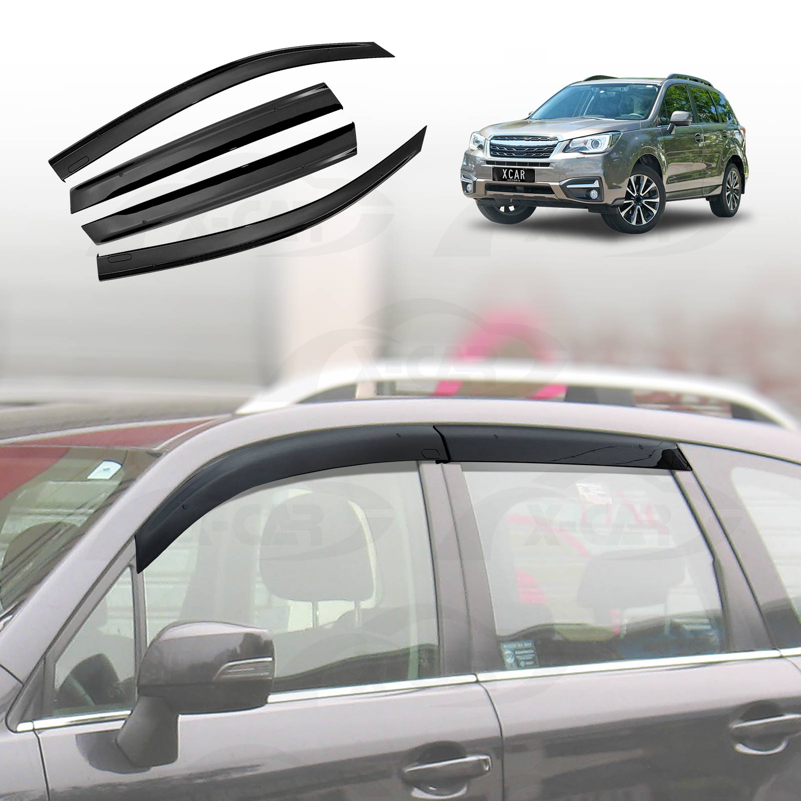 Weathershields for Subaru Forester 2012-2018 Car Accessories Weather ...