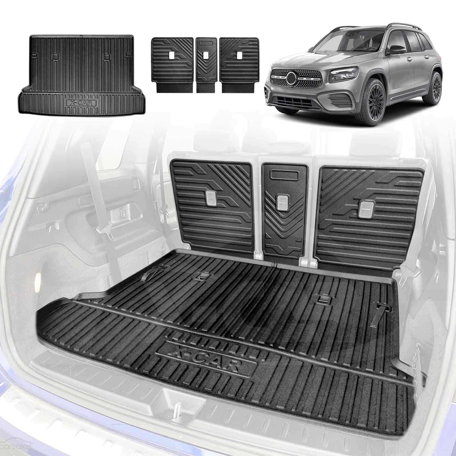 Boot Liner/Back Seats Protector for Mercedes-Benz GLB Class 2020 ...