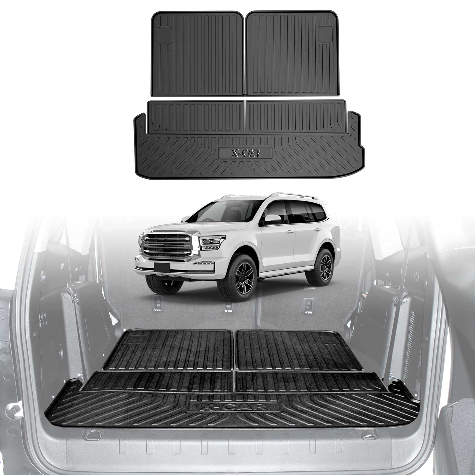 Boot Liner 3D All-Weather Heavy Duty Trunk Cargo Mats | X-CAR