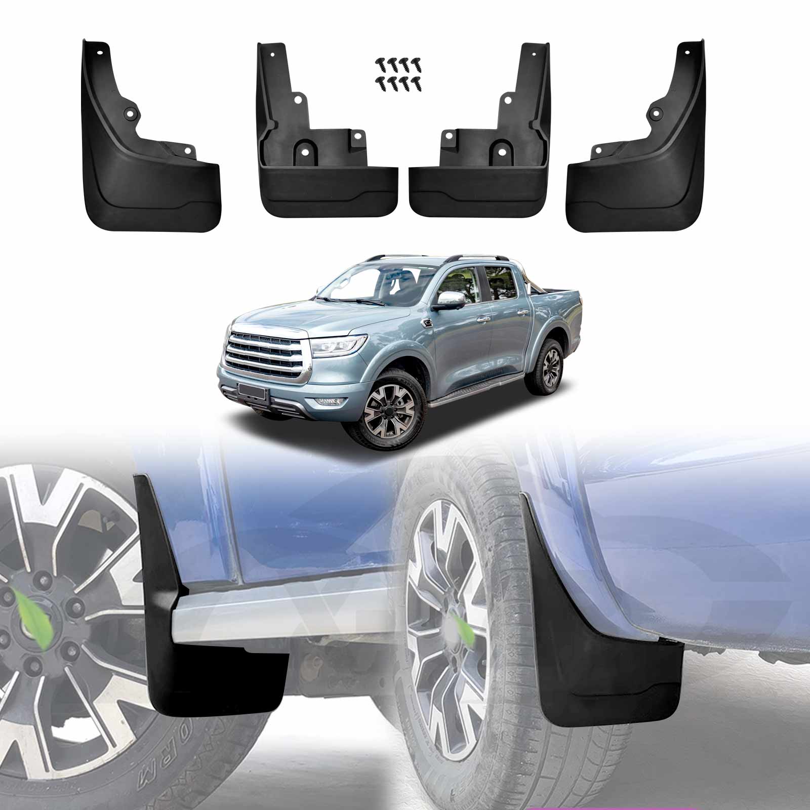 Mud Flaps for GWM Cannon-X/Cannon Vanta 2021-2024 Mudguard Fender | X-CAR