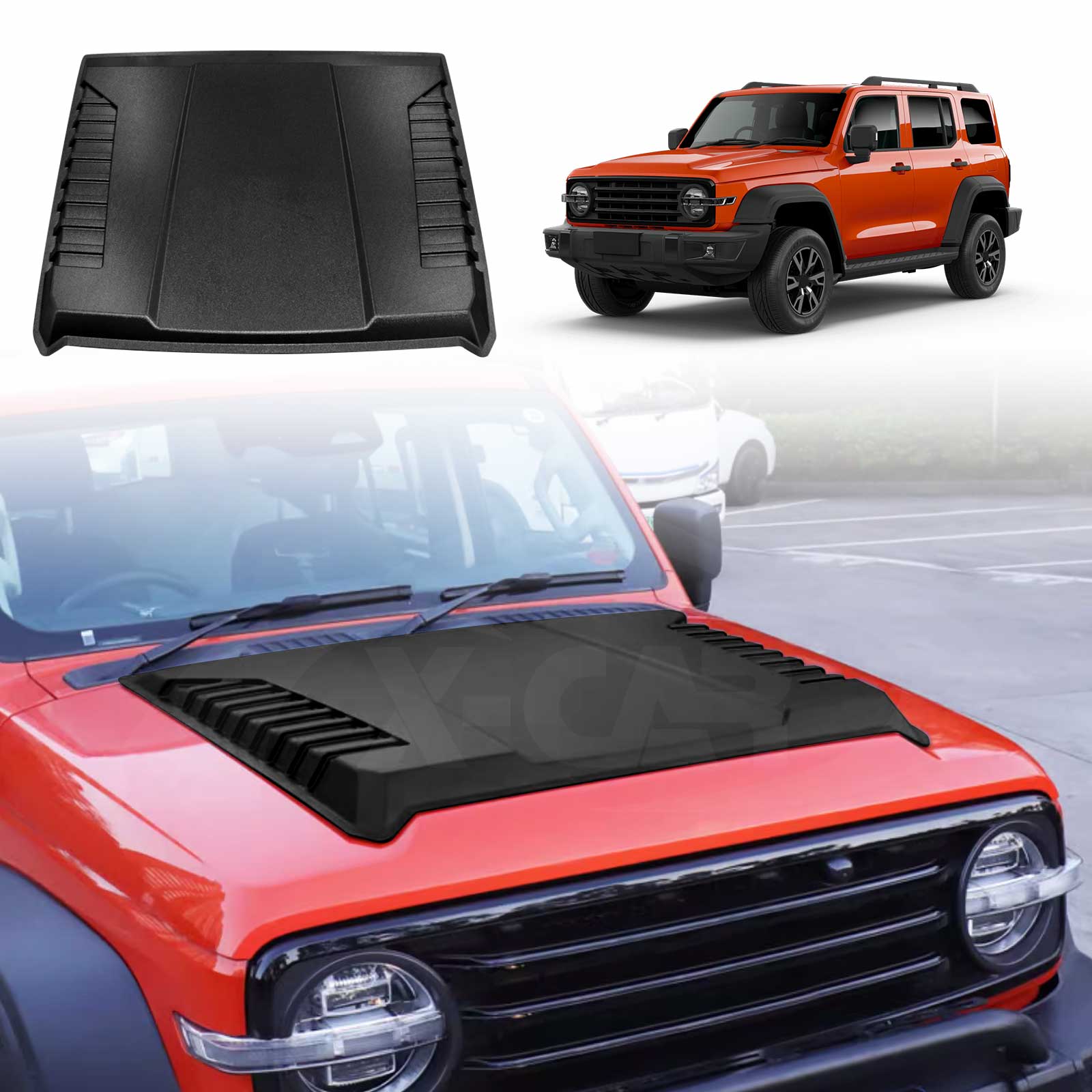 Scoop Hood Cover/ Bonnet Protector for GWM Tank 300 Tank300 2023-2025 ...