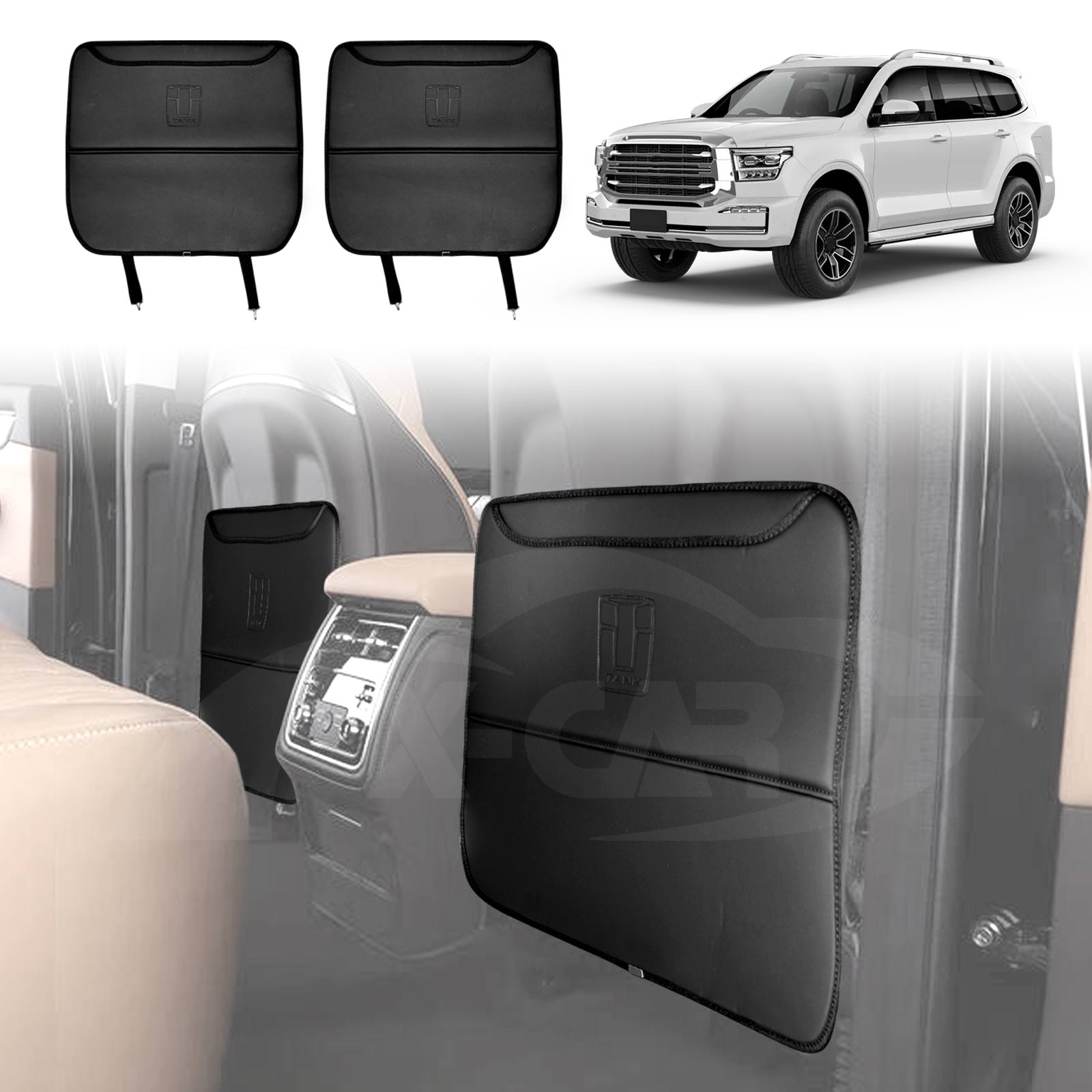 Car Front Seat Back Protectors for GWM Tank 500 2024-Onwards Anti-Kick ...