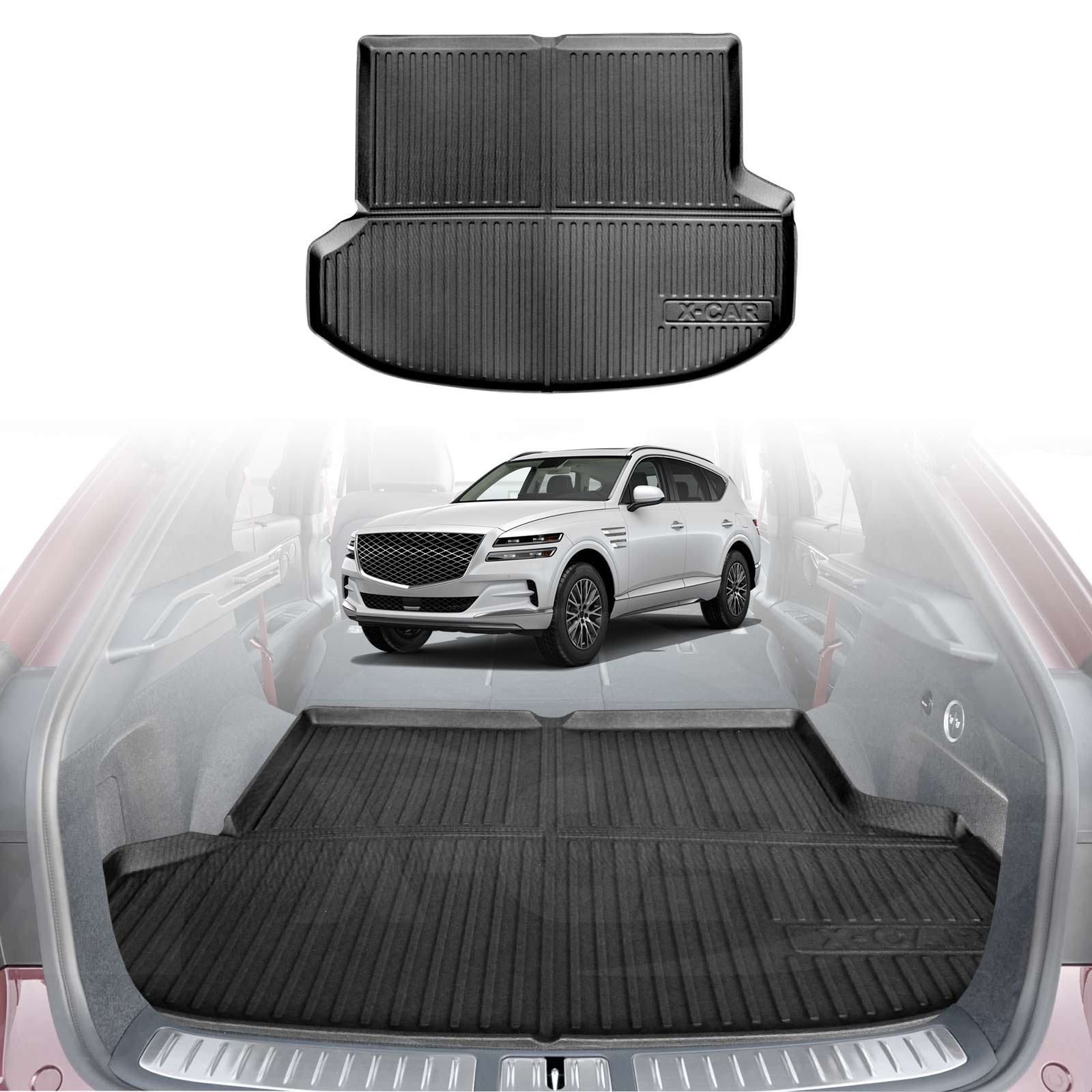 Boot Liner for Genesis GV80 Coupe 7 Seater 2024-Onwards All-Weather 3D ...