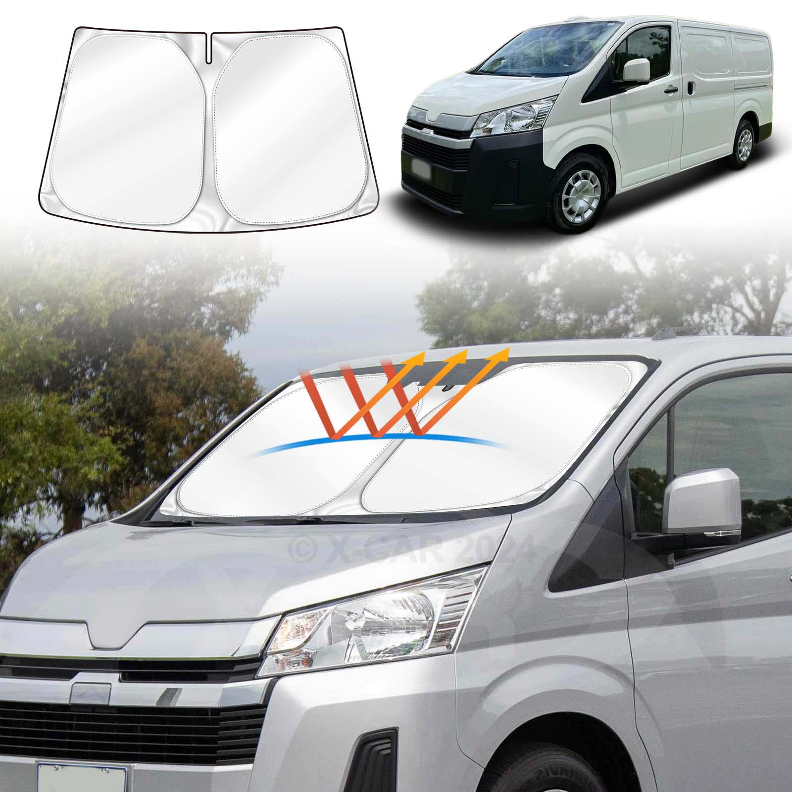 WindScreen Sun Shade for Toyota HiAce Van 2019-Onwards| X-CAR