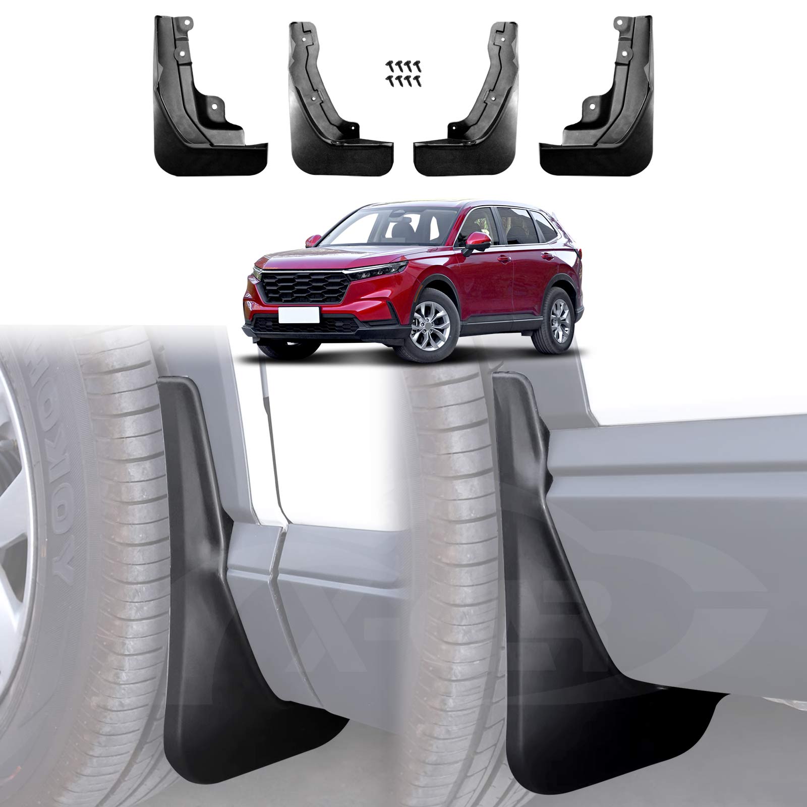 Mud Flaps Splash Guards for Honda CR-V CRV 2023-Onwards| X-CAR