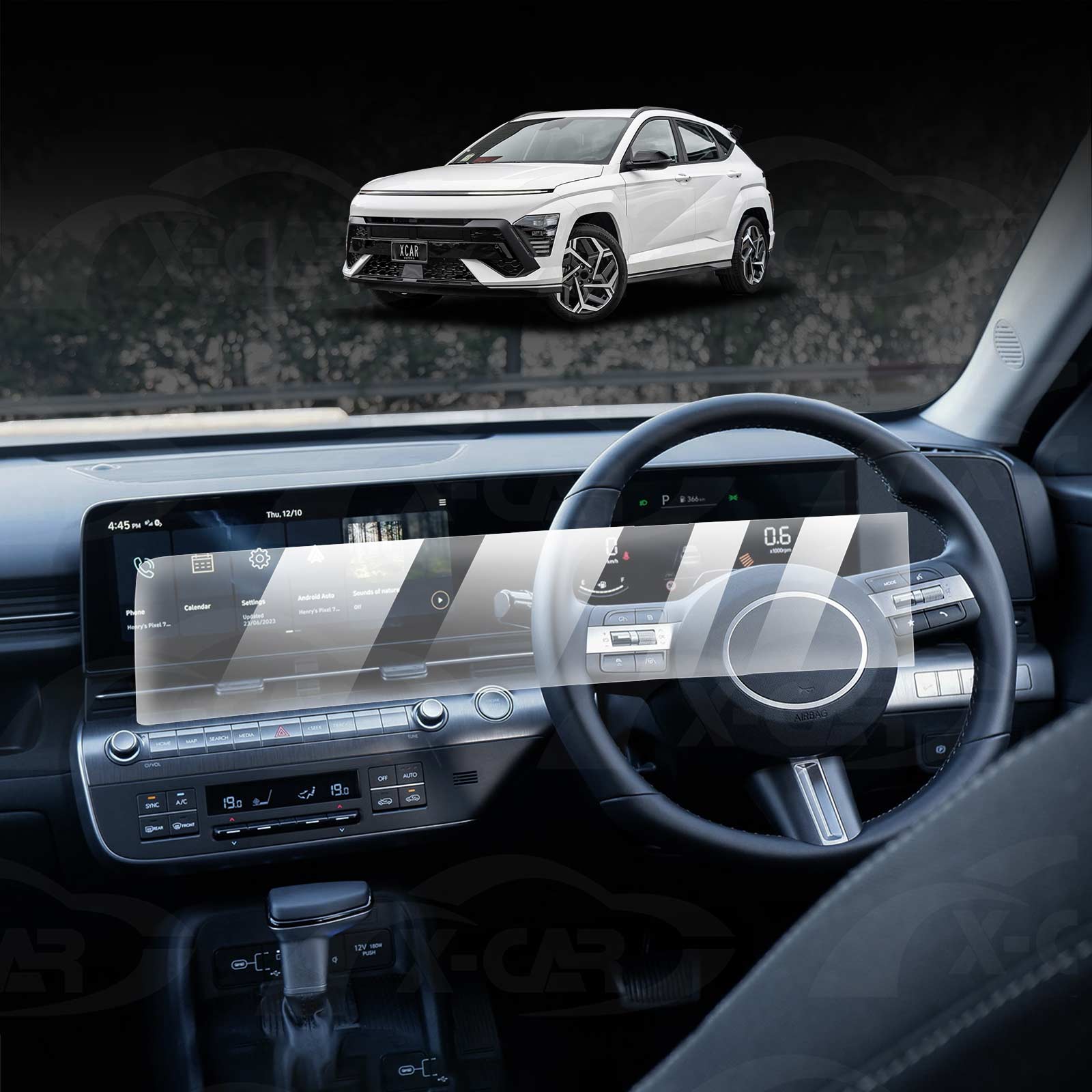 Hyundai Kona 2023+ Screen Protector | X-CAR