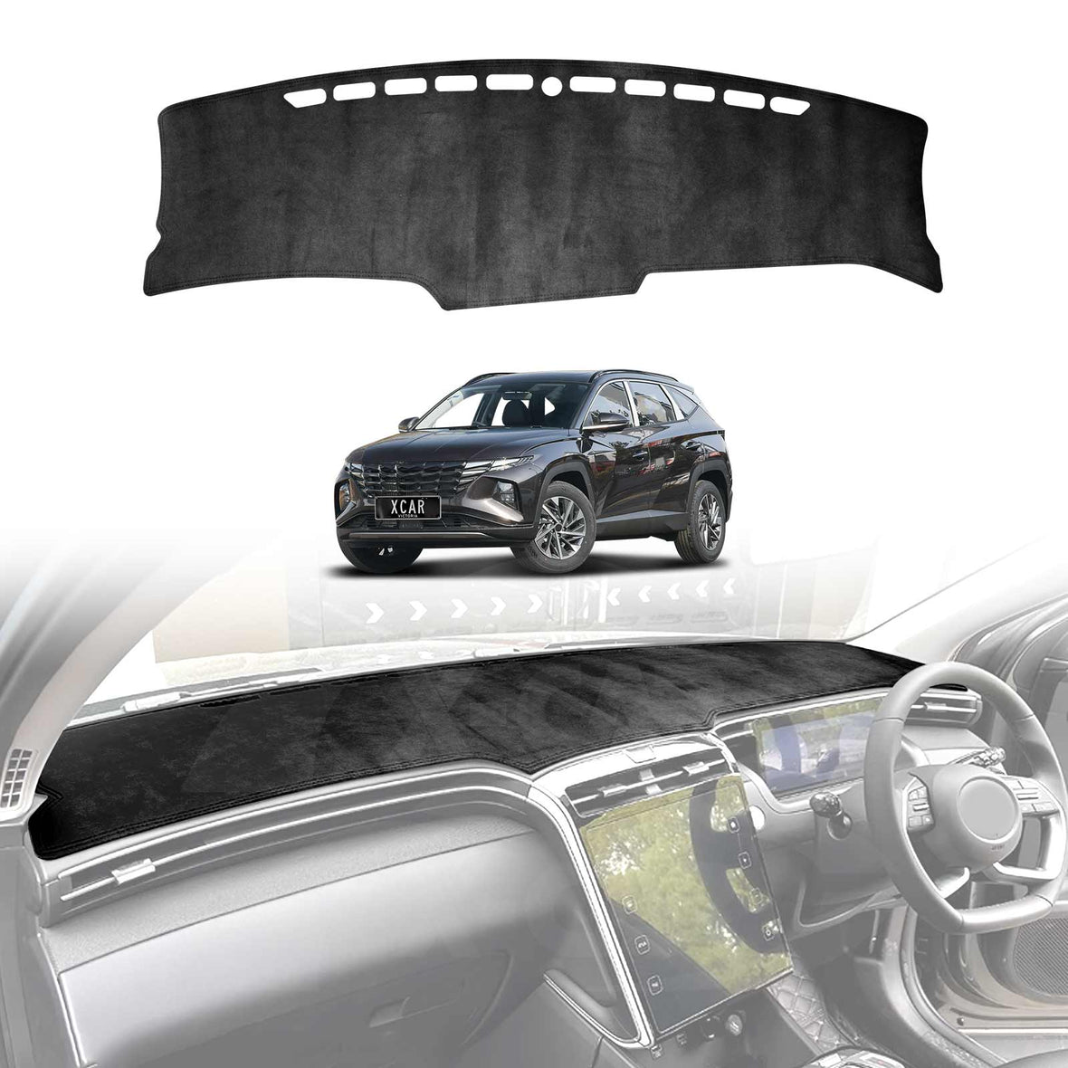 Hyundai Tucson Highlander / N Line 2021-2024 Dash Mat Non-Slip | X-CAR
