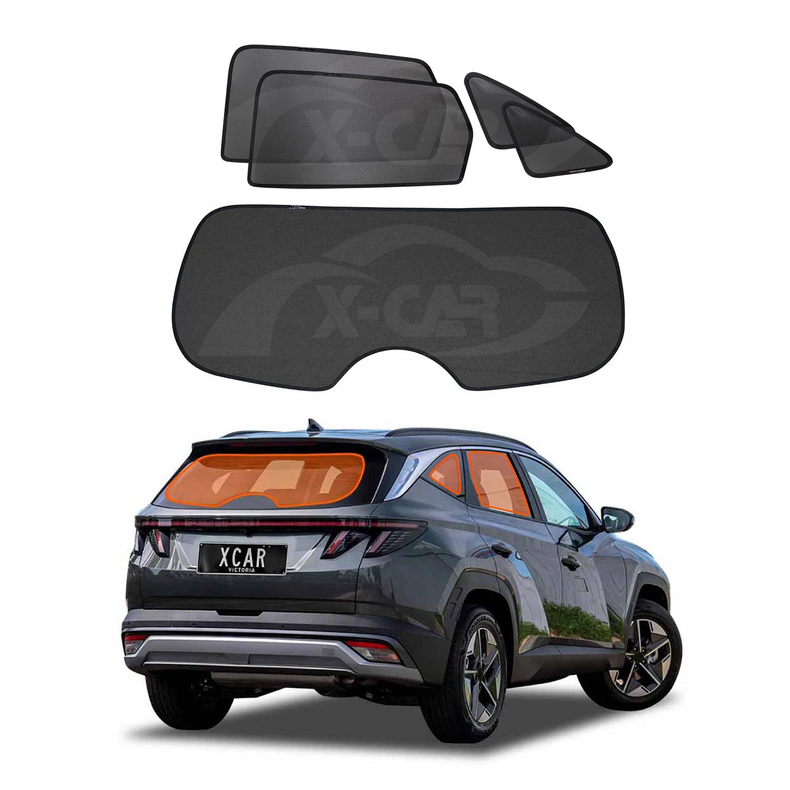 Hyundai Tucson 2021-2025 Window Sun Shades | X-CAR