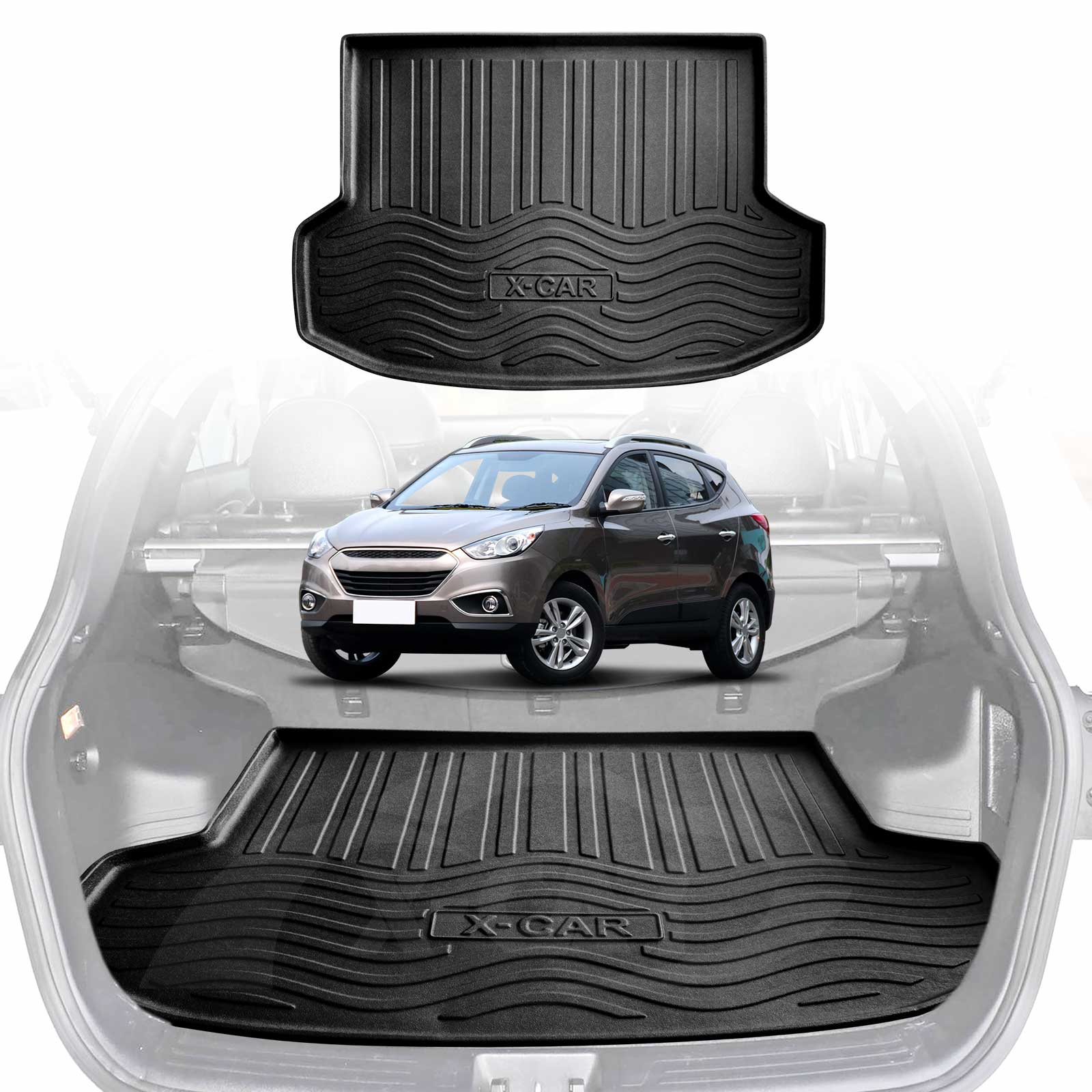 Boot Liner 3D All-Weather Heavy Duty Trunk Cargo Mats | X-CAR