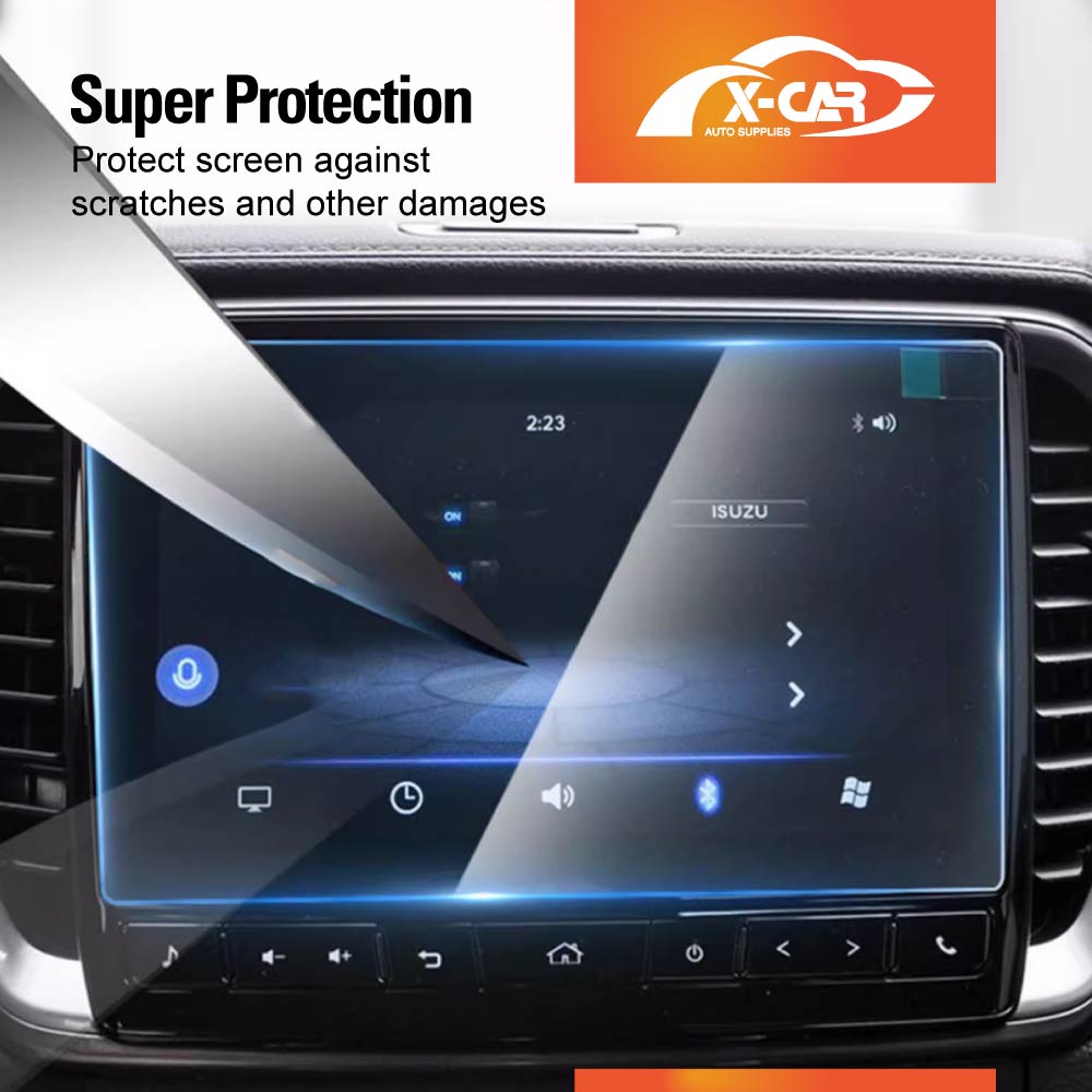 Tempered Glass Screen Protector for Isuzu MU-X MUX 2022-2025 Touchscre ...