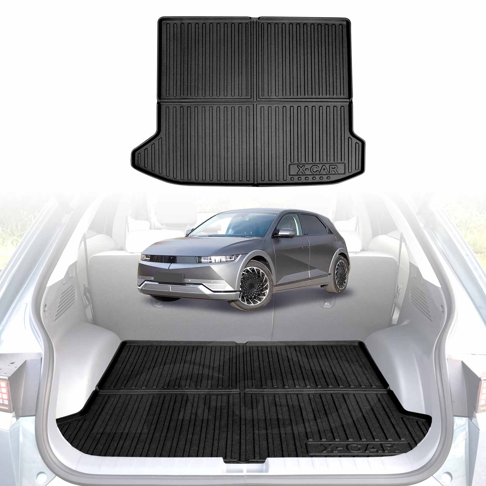 Boot Liner / Back Seats Protectors for Hyundai IONIQ 5 2021-Onwards Al ...