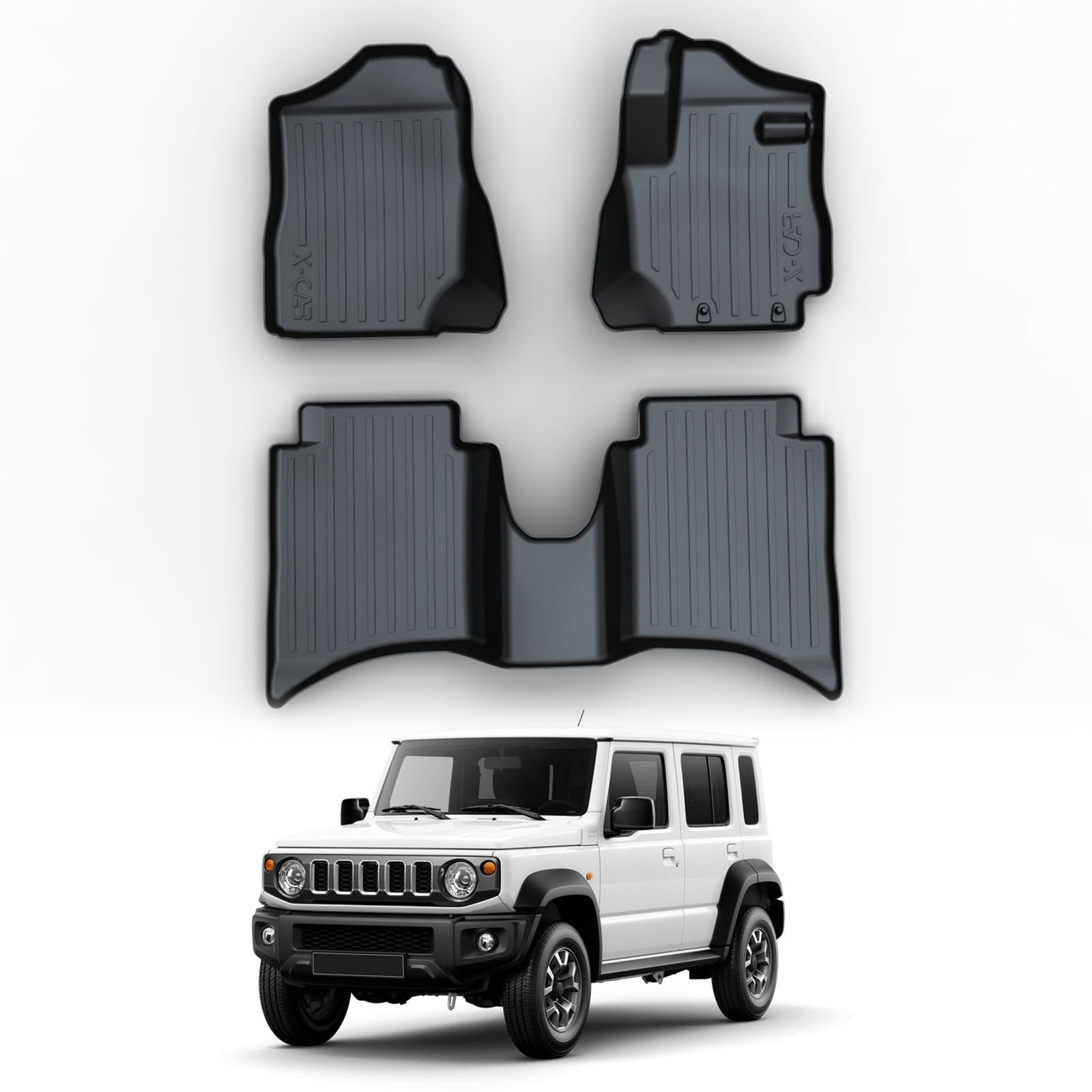 3D Floor Mats for Suzuki Jimny XL Auto Transmission 2023-2024 | X-CAR