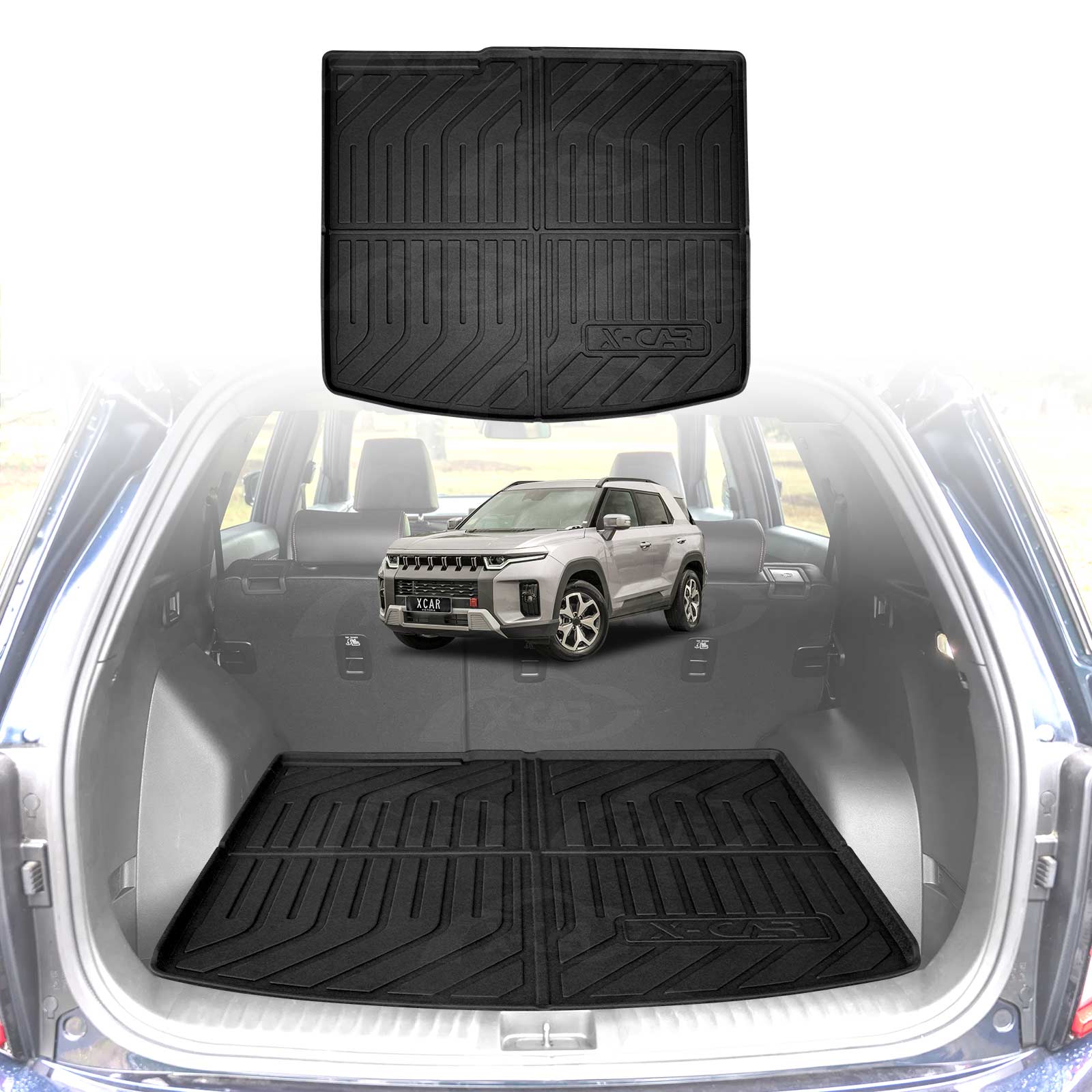 Boot Liner for KGM SsangYong Torres 2024-Onwards Cargo Trunk Mat ...