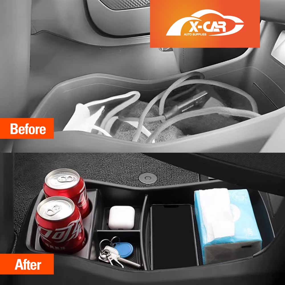Centre Console Organizer Tray for Kia EV9 2023-Onwards Storage Box Car ...