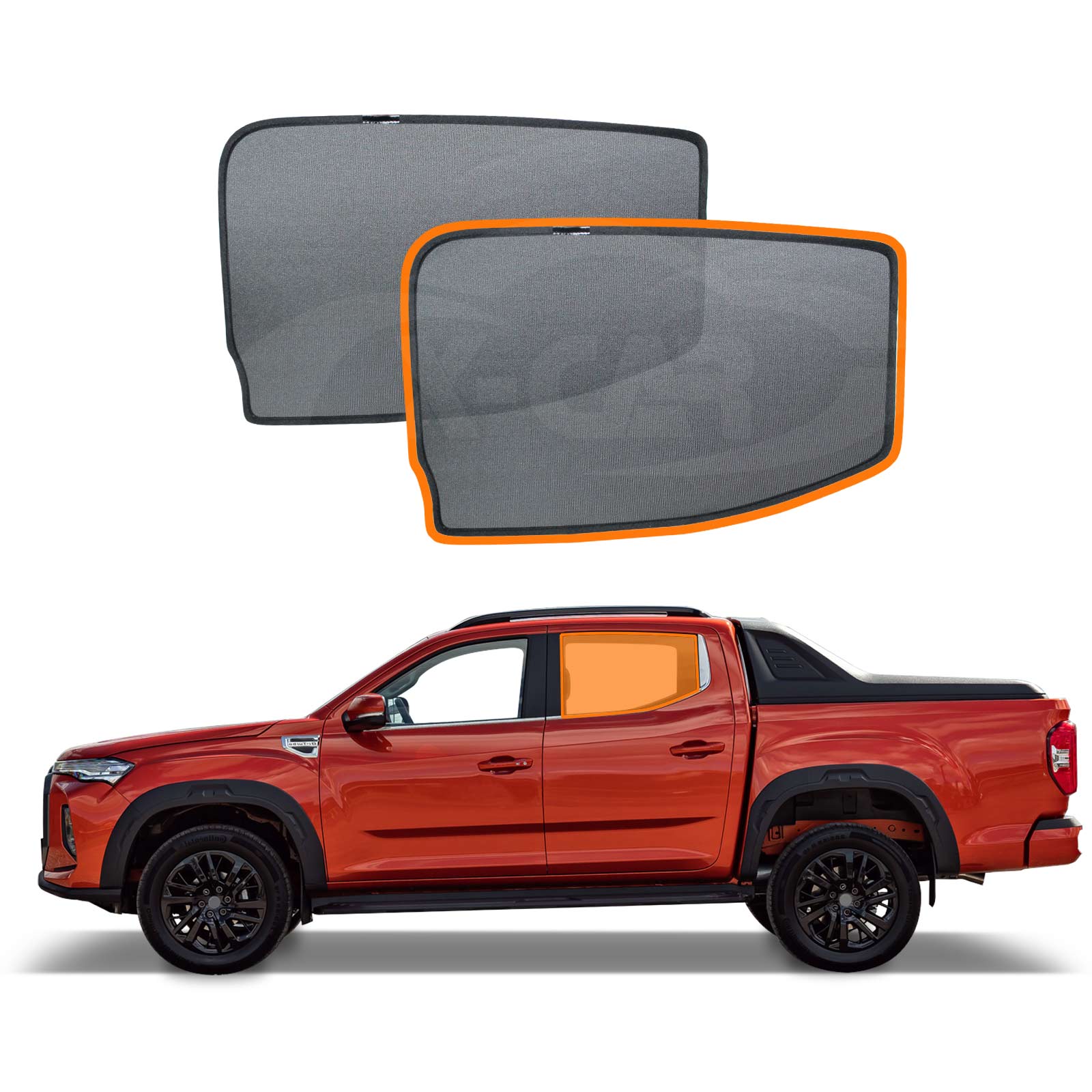 Rear Window Sun Shade for LDV T60 Ute 2017-2024 Magnetic Car Sun Blind ...