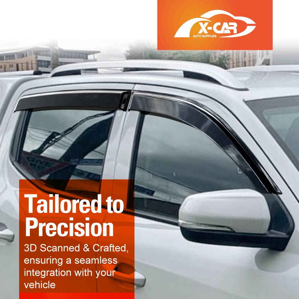 Weathershields for LDV T60 Ute 2017-2024 Deflectors Window Sun Visor|X-CAR