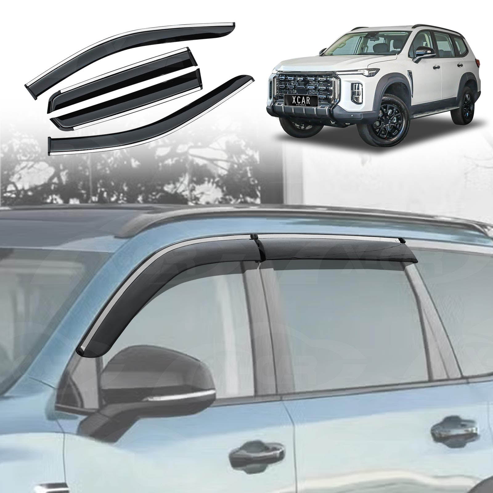 Weathershields for LDV D90 2025-Onwards Car Weather Shields | X-CAR