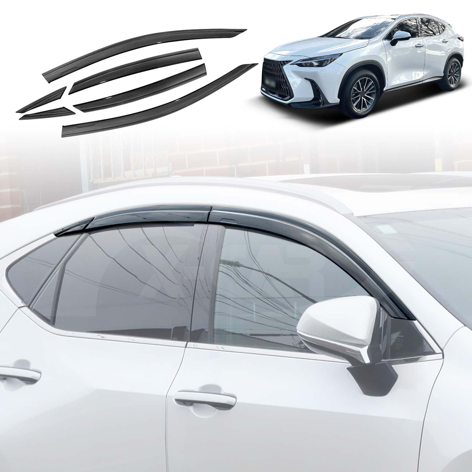 Weathershields for Lexus NX250 NX350 NX350h NX450h 2022-Onwards Car ...