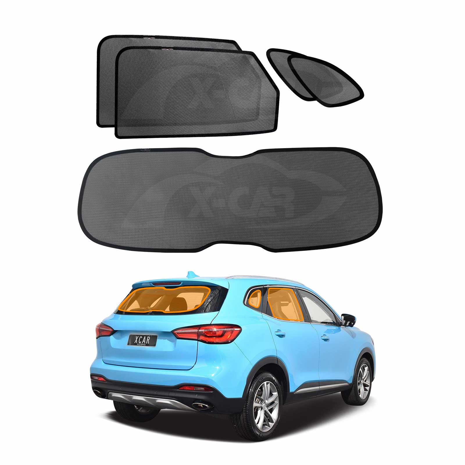 Window Sun Shades for MG HS 2018-2024 Accessories | X-CAR
