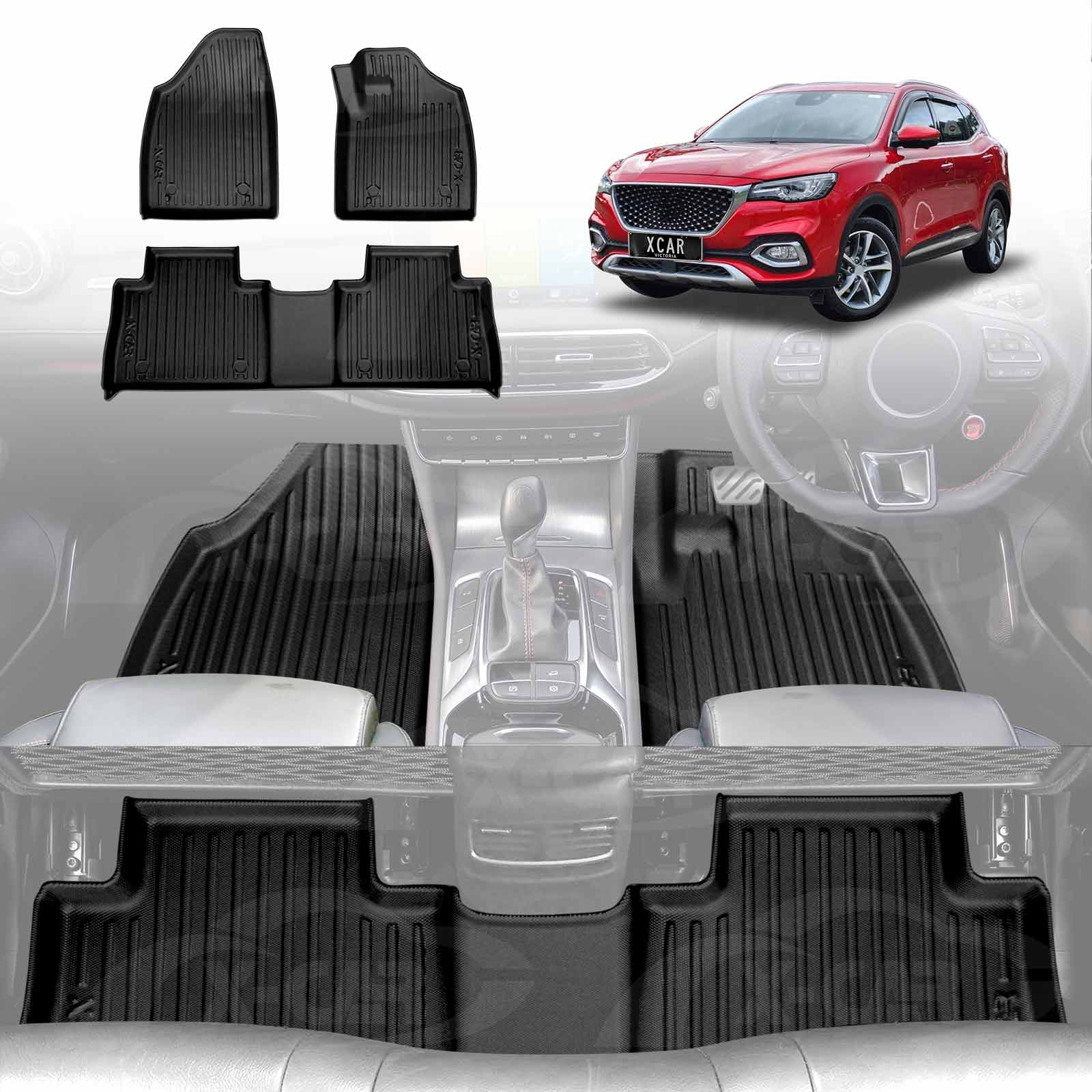 3D Floor Mats for MG HS 2019-2024 All-Weather Car Liners | X-CAR