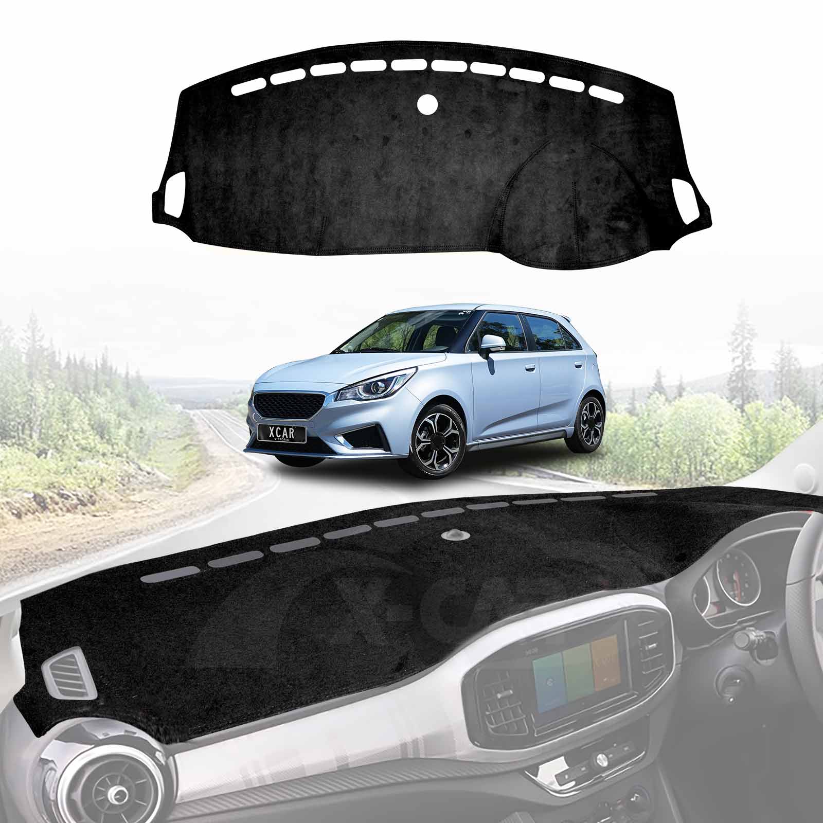 Dash Mat for MG 3 MG3 2016-2024 Non-Slip Microfiber Pad Interior ...